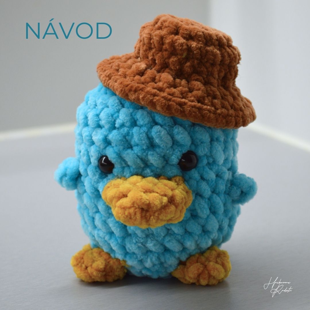 NÁVOD - PTAKOPYSK PERRY - Háčkované Radosti